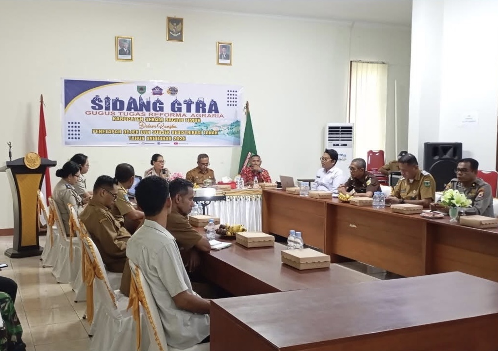 Tim GTRA SBT Gelar Sidang Tetapkan Subjek dan Objek Redistribusi Tanah ...